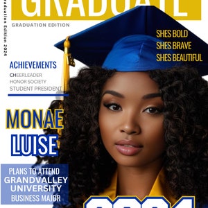 Graduation Magazine Cover - Etsy