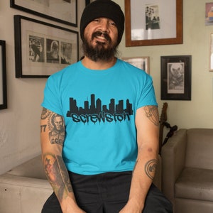 Houston Skyline JPEG. SVG. PNG. Screwston With Mock Up - Etsy