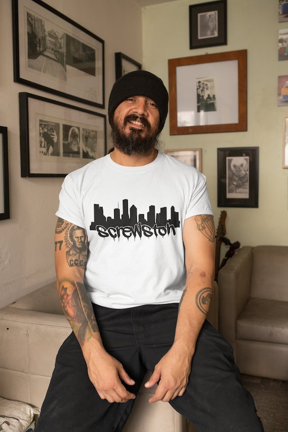 Houston Skyline JPEG. SVG. PNG. Screwston With Mock Up | Etsy