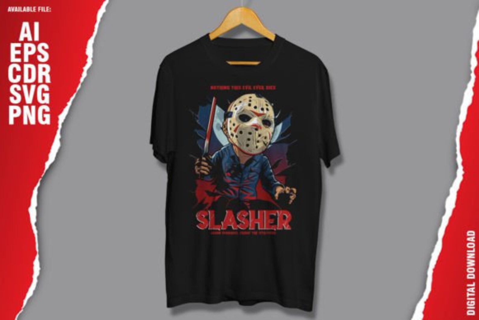 SLASHER / JASON / Jason Voorhees / Friday the 13th PNG Svg - Etsy