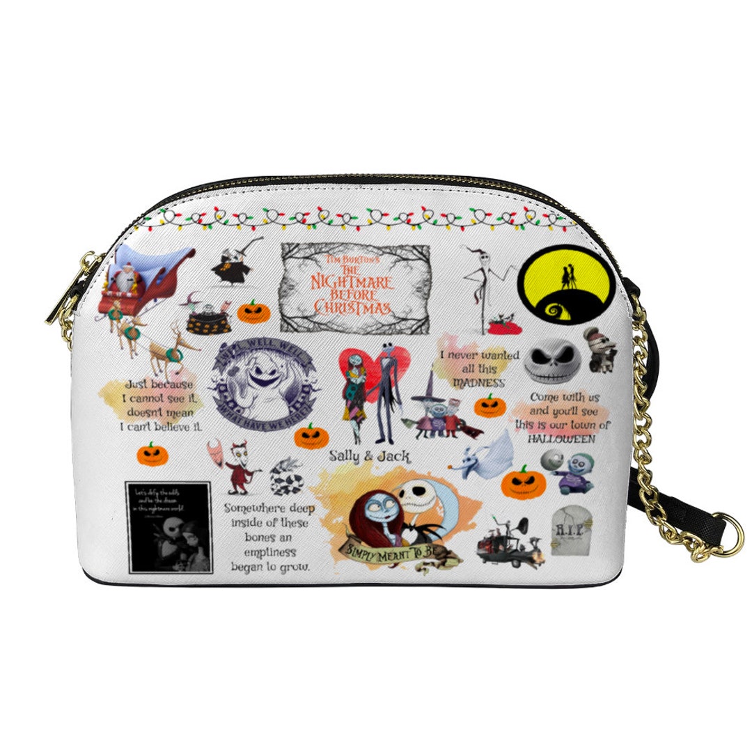 Nightmare Before Christmas Classic Crossbody Bags Purses Shoulder ...