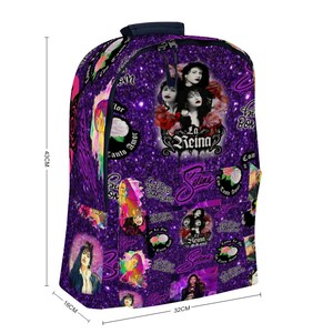Selena Quintanilla Custom Bags Full Frame Print Artificial Leather ...
