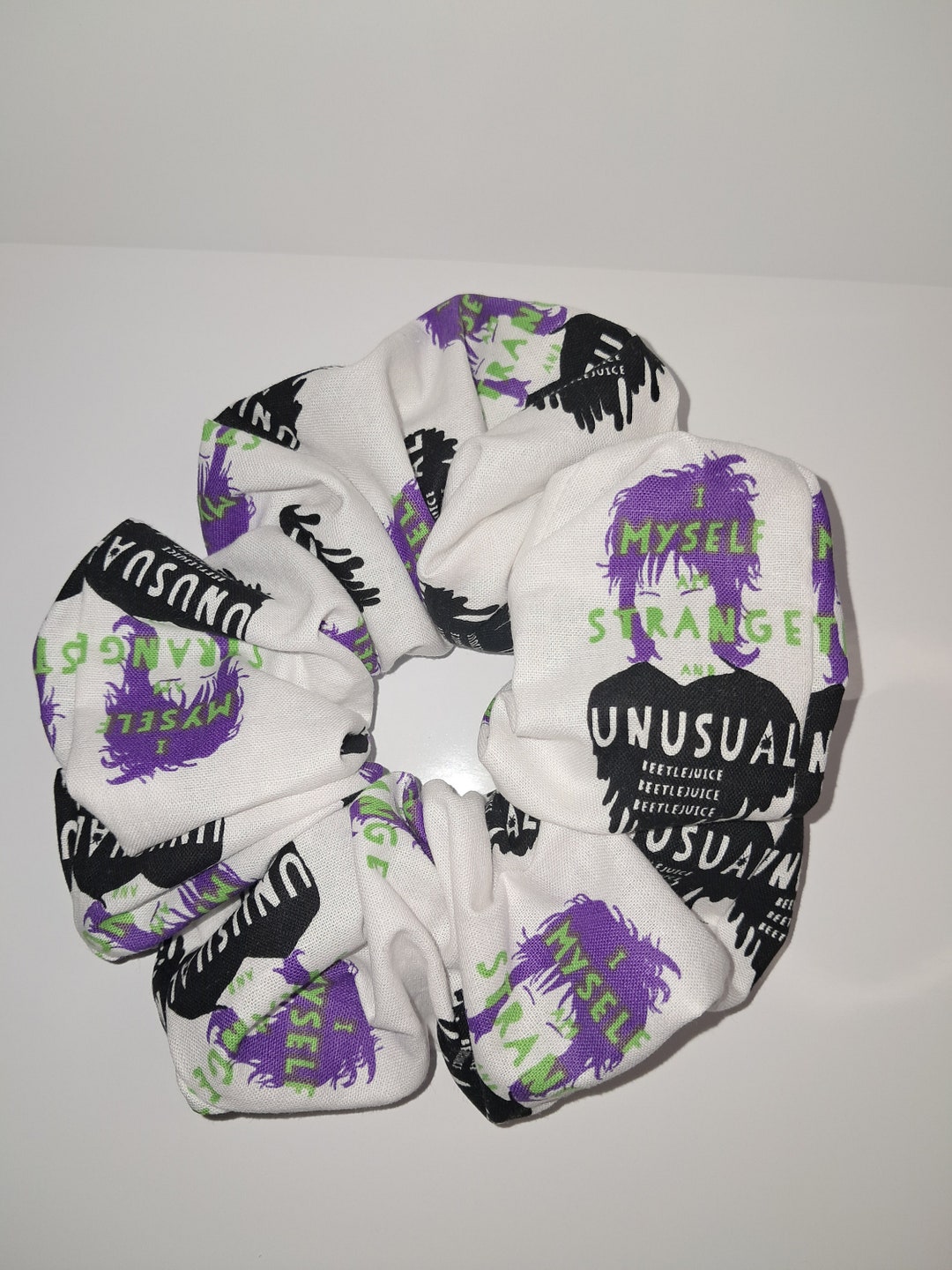Beetlejuice Jumbo Scrunchie, Horror Scrunchies, Horror Gifts, Its ...