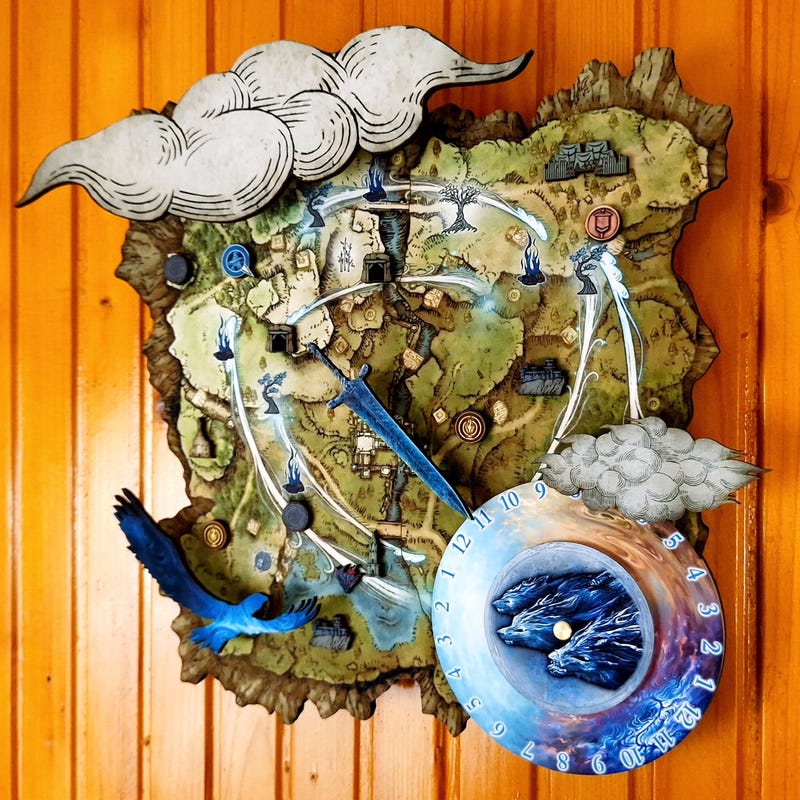 Elden Rings Game Map - Etsy
