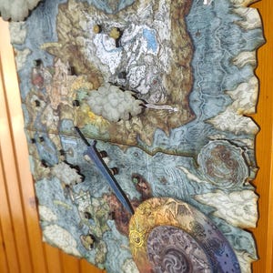 Elden Ring Inspired Full Map Clock With 24 Hour Dial + GIFT Neklace - Etsy