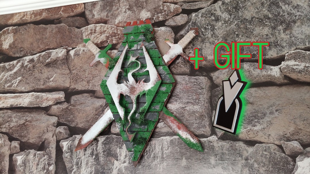 Elder Scrolls Blades / Skyrim Wall Decor + Fridge Magnet Gift - Etsy
