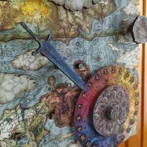 Elden Ring Inspired Full Map Clock With 24 Hour Dial + GIFT Neklace - Etsy