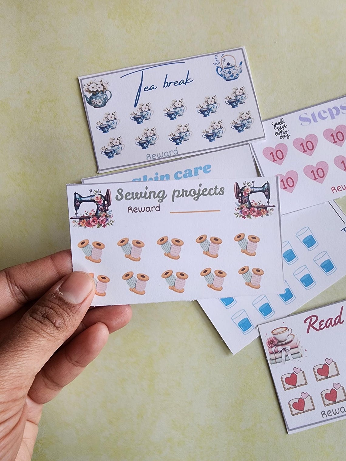 Printable Reward Punch Card | Habit Tracker | Motivation Punch Card for ...