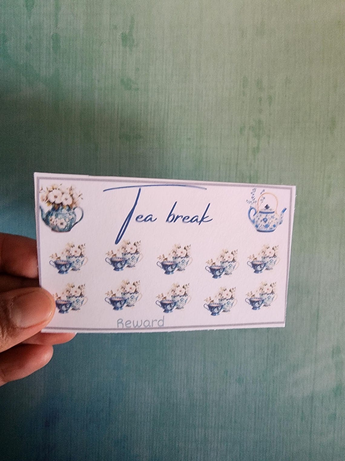 Printable Reward Punch Card | Habit Tracker | Motivation Punch Card for ...