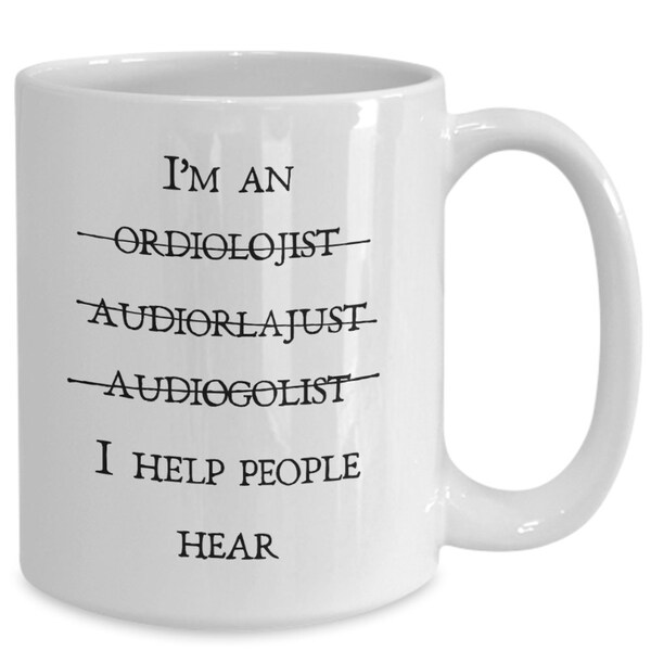 Audiologist Mug - Etsy