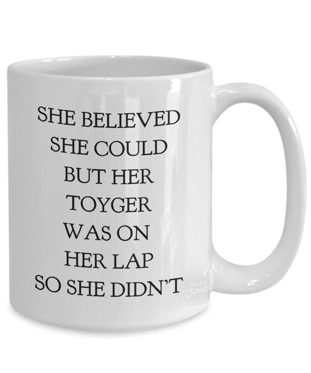 Funny Toyger Cat Coffee Mug, Toygers Cats Gifts, Gift for Toy Tiger ...