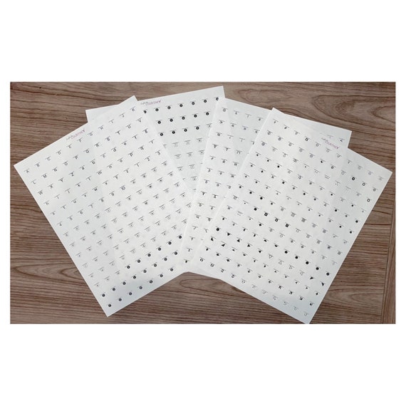 Diamond Painting Symbol Labels 1/2 Circle Labels That Fit - Etsy