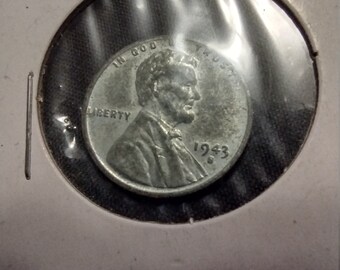 1943 Silver Wheat Penny | Etsy