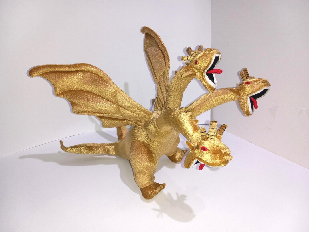 King Ghidorah - Toy Vault Godzilla *origins* Large Plush (VERY RARE ...