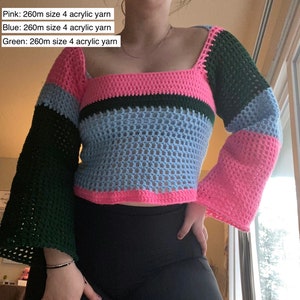 Pinterest Crochet Square-neck Top Pattern- Beginner Friendly! - Etsy