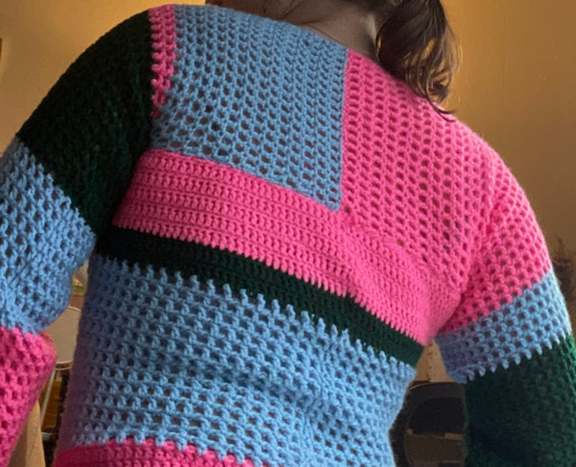 Pinterest Crochet Square-neck Top Pattern Scarlet and Sam - Etsy