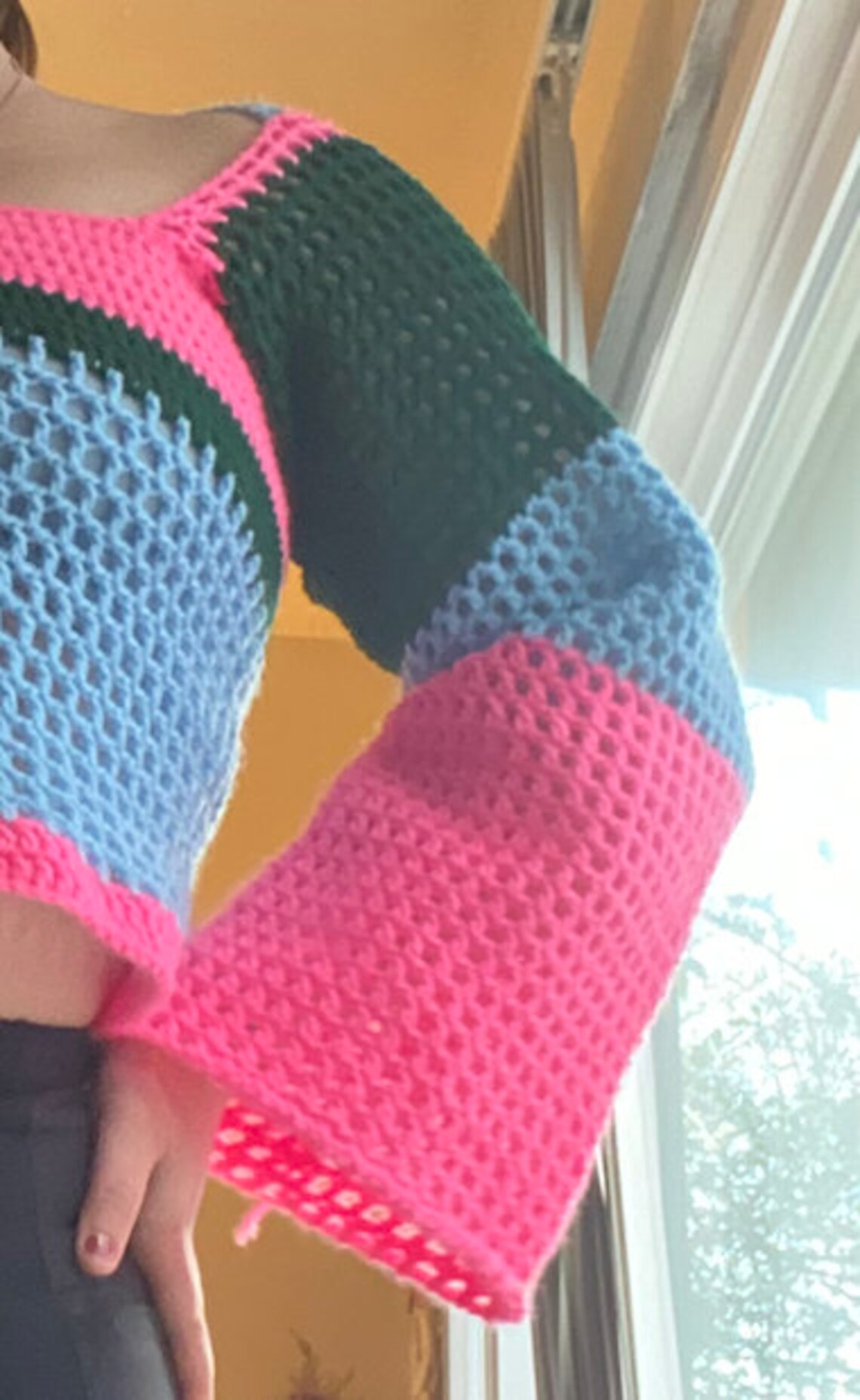 Pinterest Crochet Square-neck Top Pattern Scarlet and Sam - Etsy