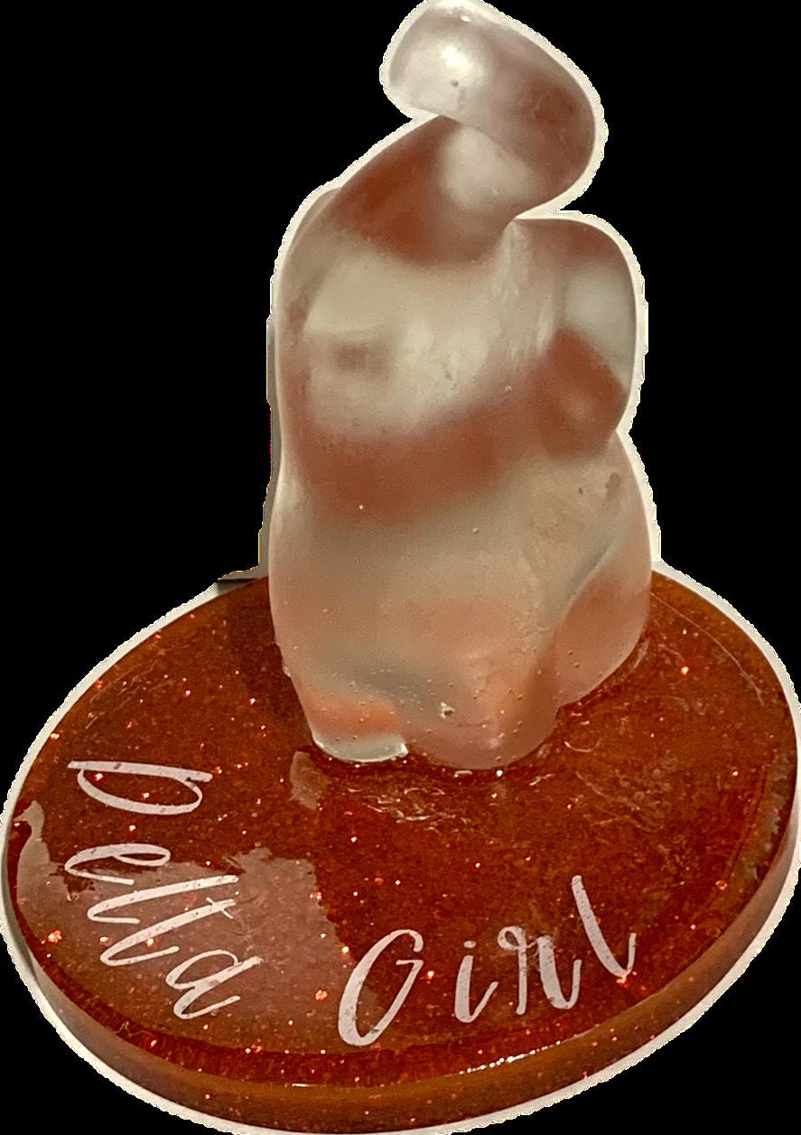 Delta Sigma Theta Statue/trinket Tray/jewelry Holder/jewelry - Etsy