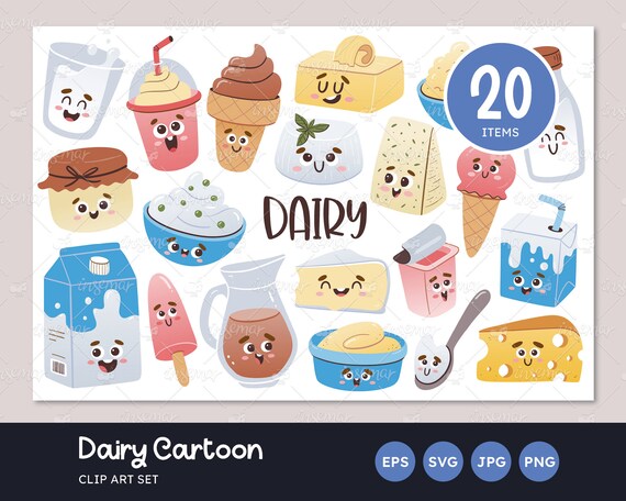Dairy Products Clipart