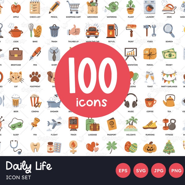Daily Icons - Etsy