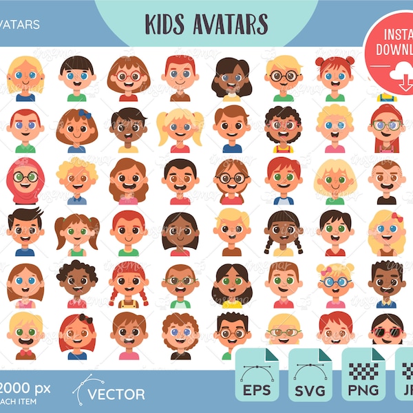 Avatar Svg - Etsy