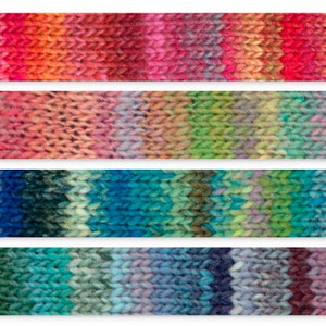Noro Ito 38 Gamagori and 39 Anja Hand Dyed Artisanal Wool Medium ...