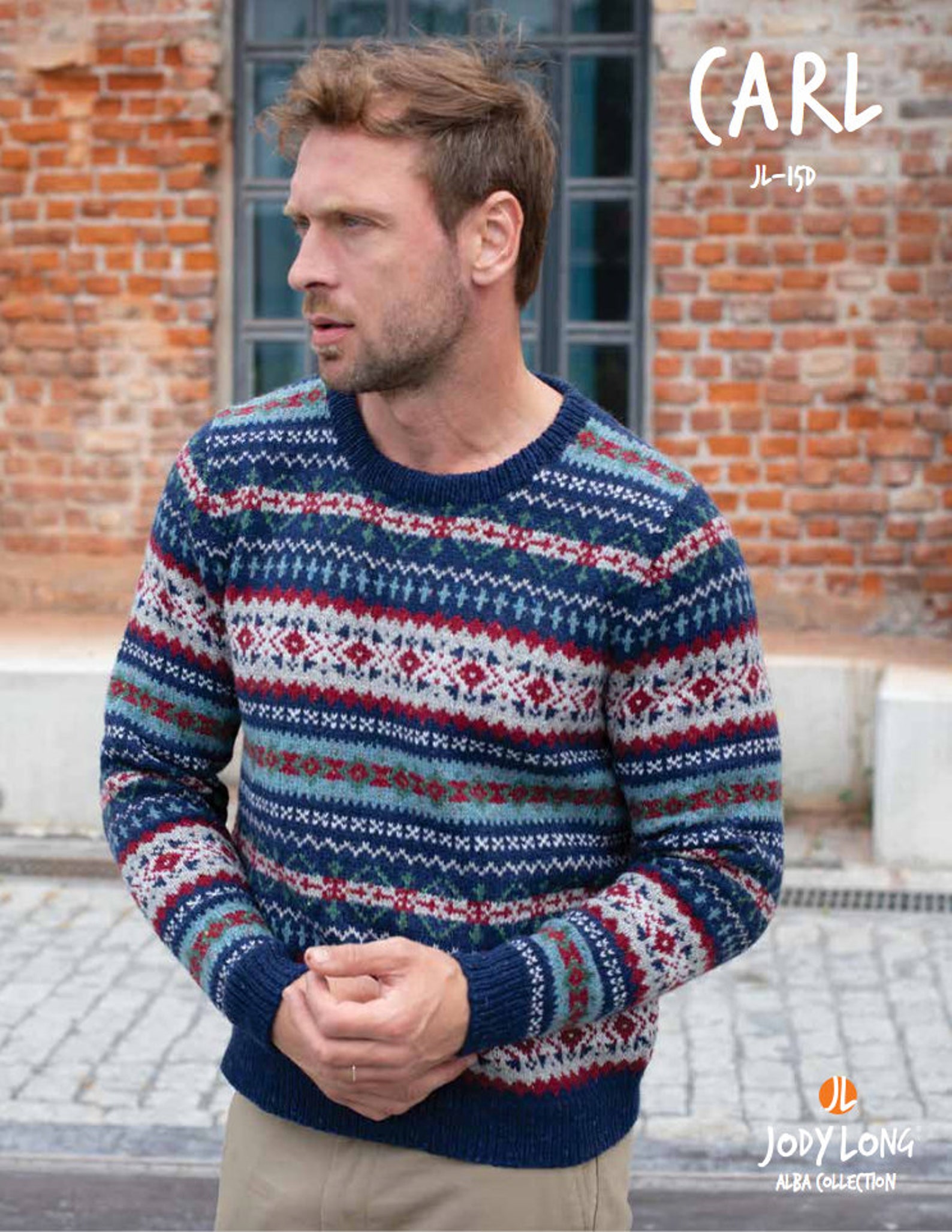 Fair Isle Sweater Pattern for Men Fair Isle Pullover Pattern - Etsy