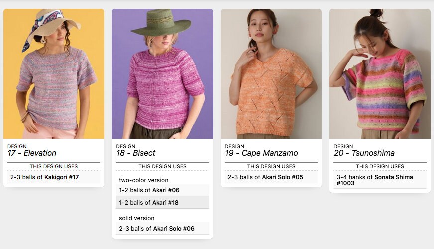 Noro Magazine 22 Contains 27 Spring and Summer Knitting Patterns and 3 ...