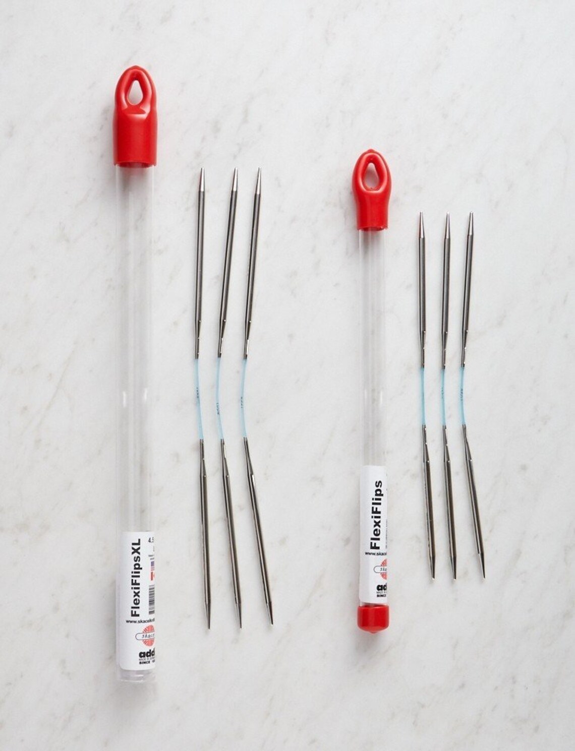 Addi Flexiflips XL - 10.2 Inch Metal Dpns or Double-pointed Needles for ...