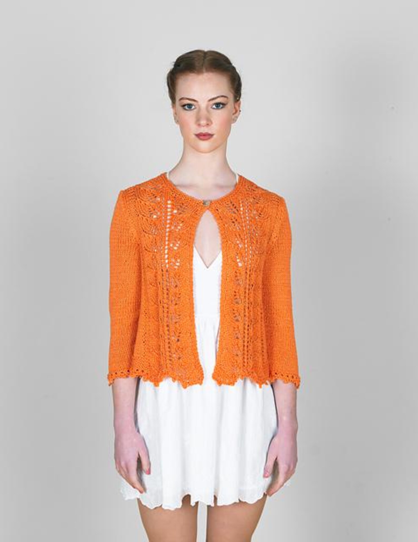 Feminine Lace Cardigan for Women, Medium to XL - Advanced Knitting ...