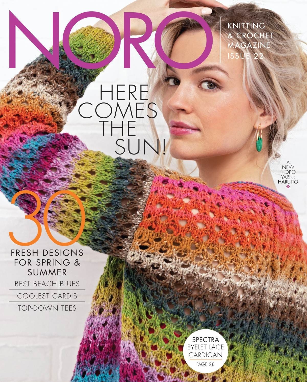 Noro Magazine 22 Contains 27 Spring and Summer Knitting Patterns and 3 ...