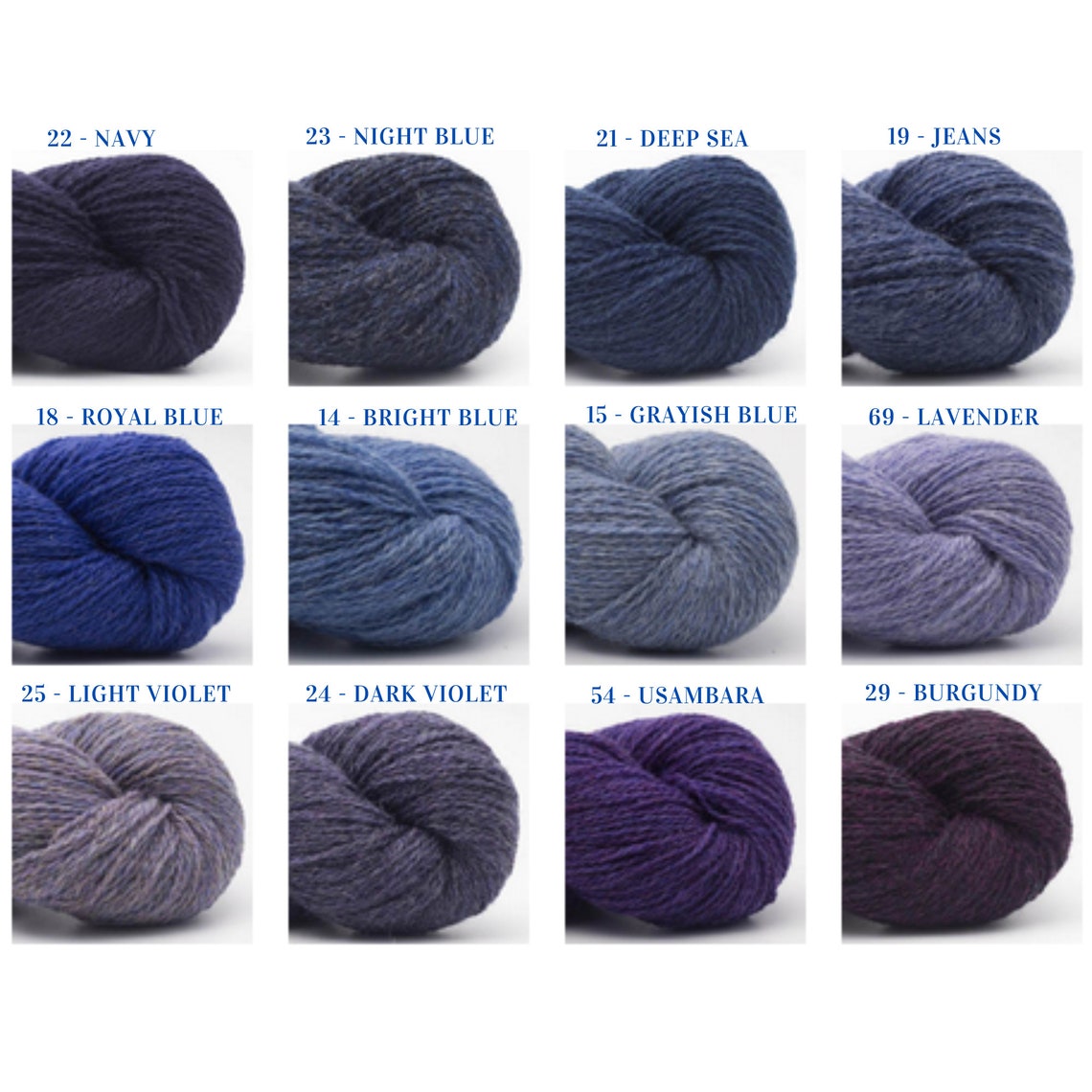 Bio Shetland by BC Garn | GOTS Organic Fingering Wool Weight 1 | Non ...