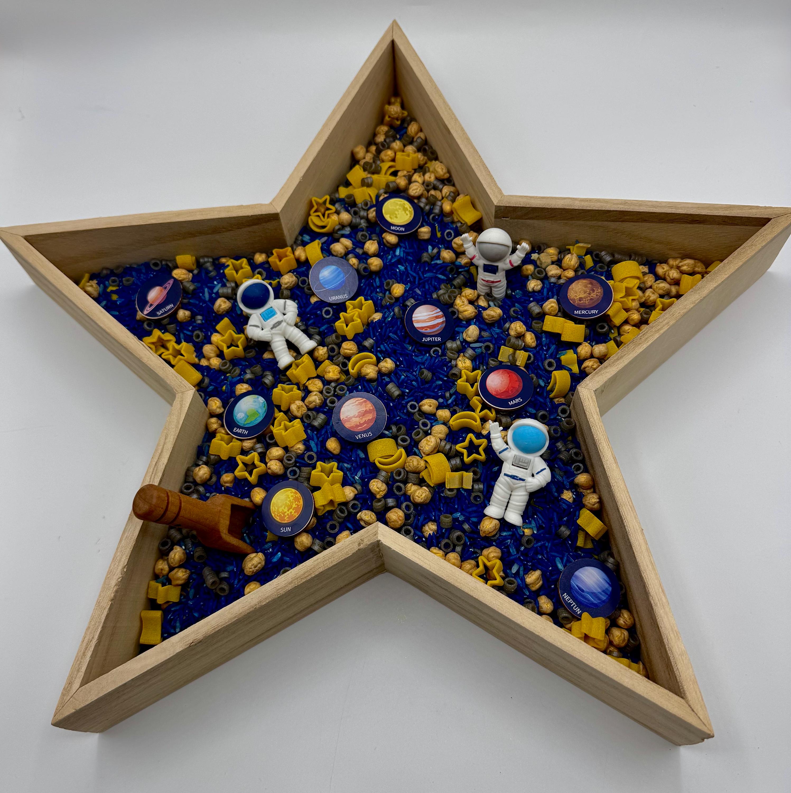 Outer Space Astronaut Themed Sensory Base for Sensory Play Rice Set ...
