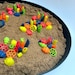 Neon Pasta Coral Reef Sensory Base Tuff Tray Sensory Base Coloured ...