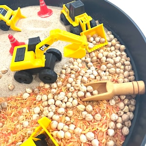 Digger Set Building Site Play Tray Sensory Digger Kit Building Site ...