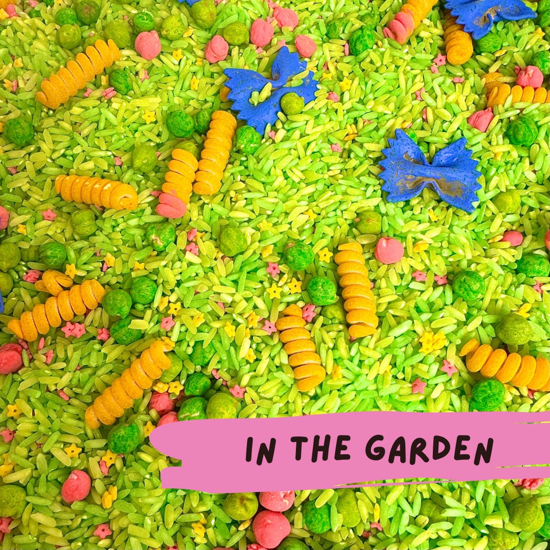 In the Garden Sensory Mix Outdoor Bug Themed Sensory Play Base Messy ...