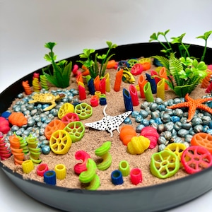 Under the Sea Sensory Play Kit Coral Reef Seaside Messy Play Tuff Tray ...