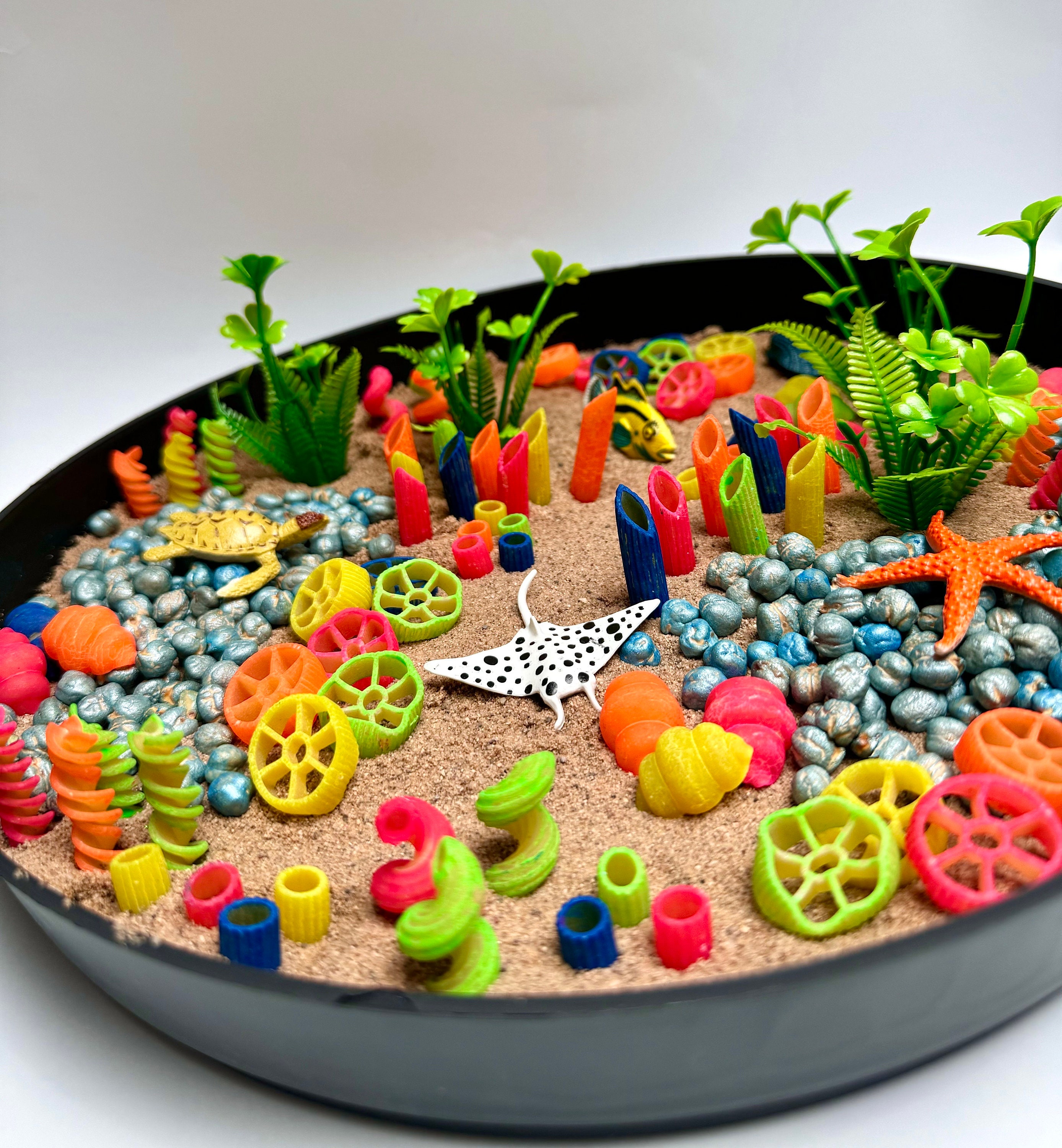 Under the Sea Sensory Play Kit Coral Reef Seaside Messy Play Tuff Tray ...