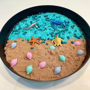 Ultimate Underwater Seaside Beach Sensory Play Tray Kit Messy Play Sea ...