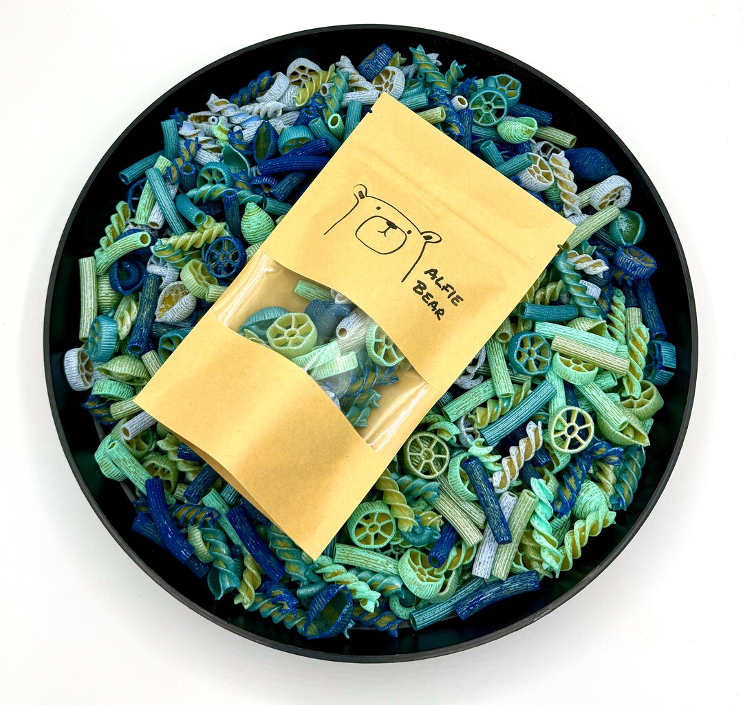 Underwater Sensory Mermaid Blue Pasta Shapes Pastel Sensory Base ...