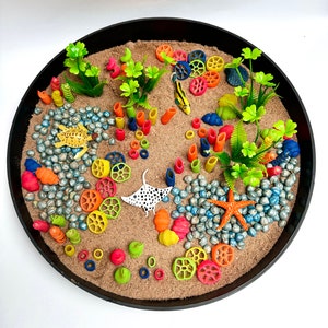 Under the Sea Sensory Play Kit Coral Reef Seaside Messy Play Tuff Tray ...