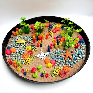 Underwater Sensory Play Kit Coral Reef Seaside Messy Play Tuff Tray ...