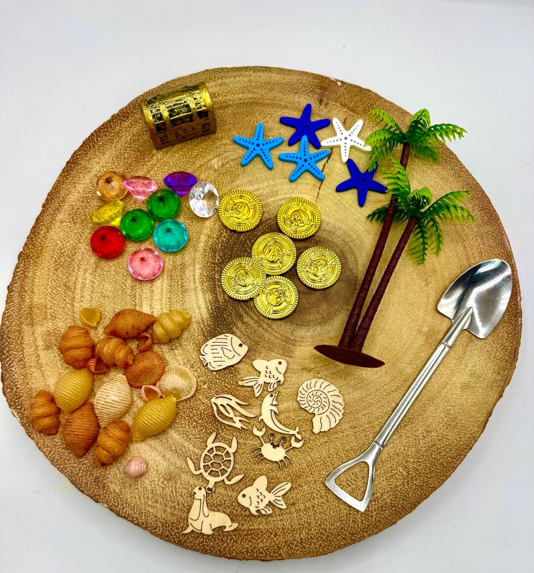 Pirate Tuff Tray Kit, Loose Part Set, Desert Island Set Treasure Hunt ...