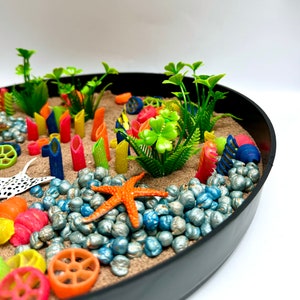 Under the Sea Sensory Play Kit Coral Reef Seaside Messy Play Tuff Tray ...