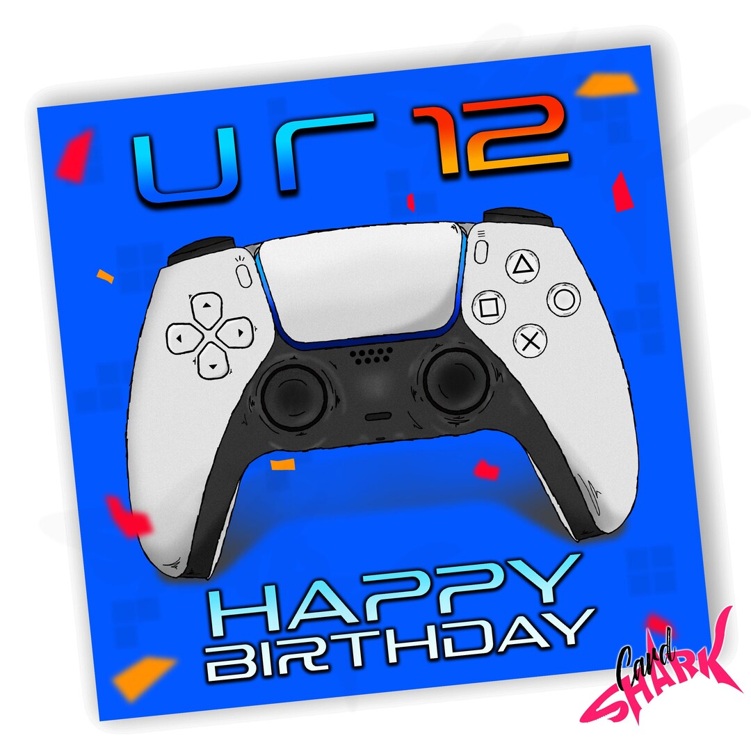 Personalised Gamer 12th Birthday Card, Computer Games 12th Birthday ...