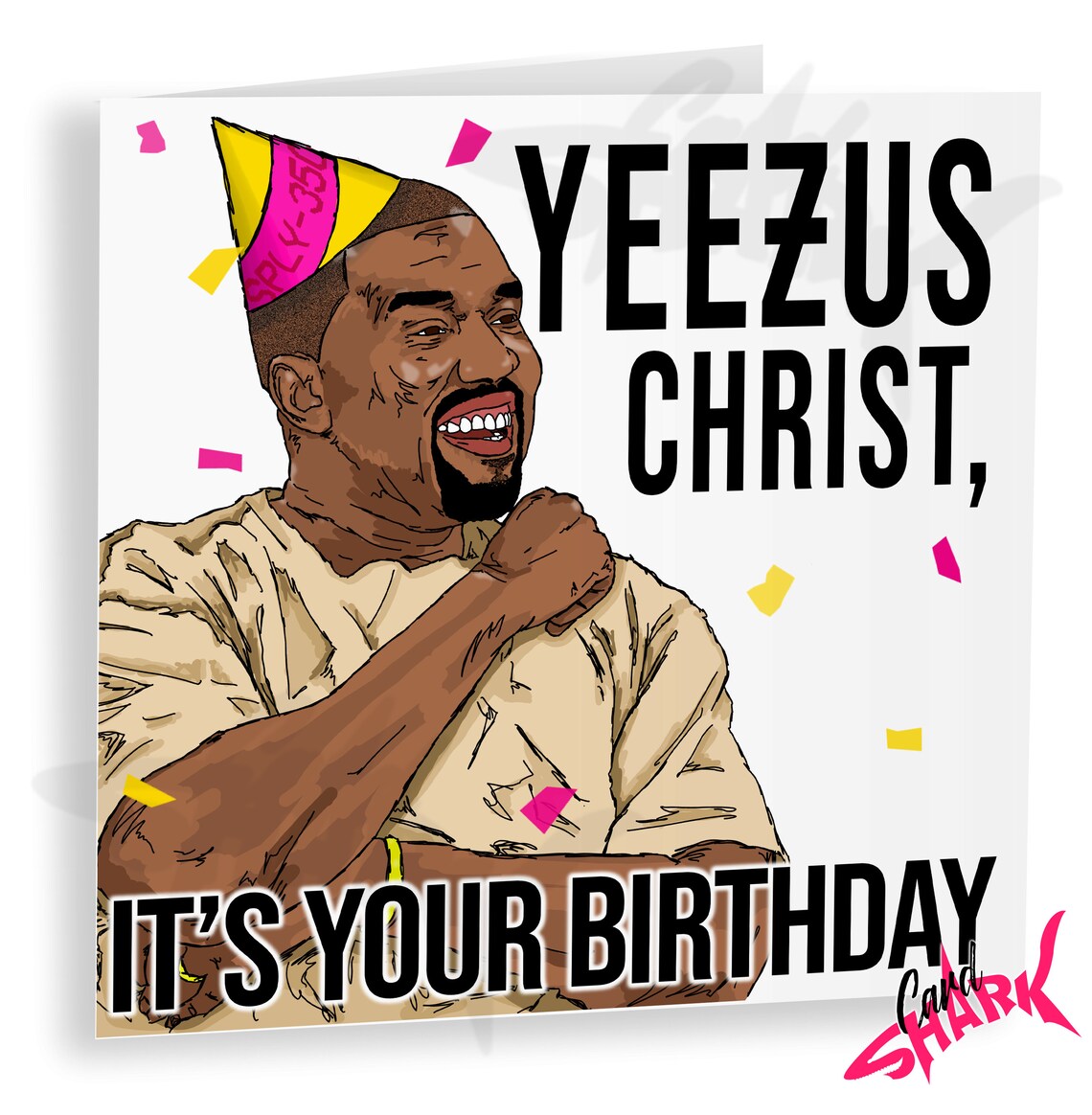 Kanye West Birthday Card, Hip Hop Card, Rap Birthday Card for Boyfriend ...