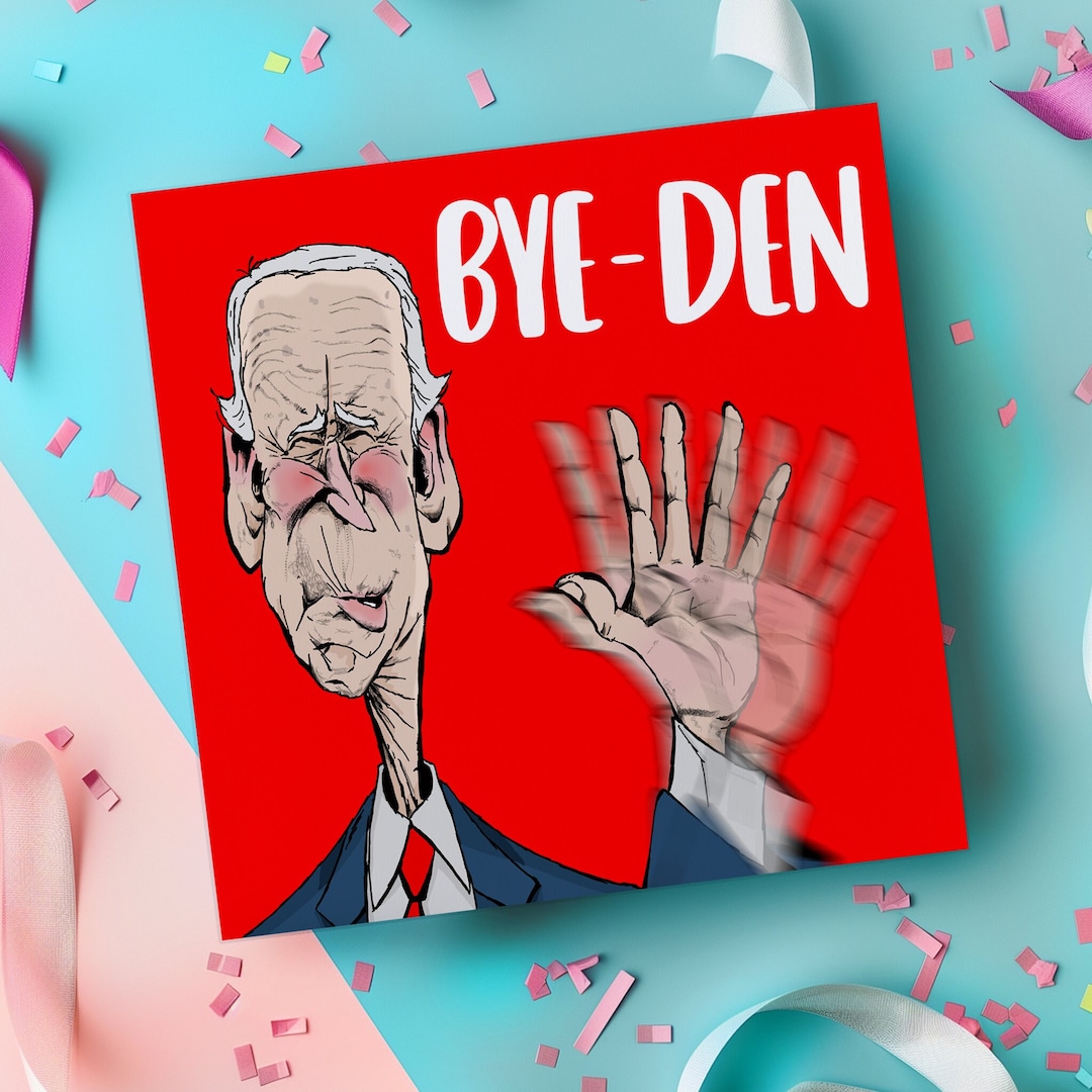 Bye-den Leaving Card, Funny Pun Leaving Card for New Job Card, Joe ...