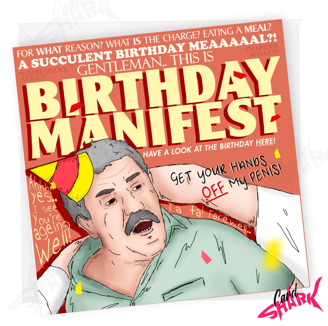 Democracy Manifest Birthday Card, Succulent Chinese Meal, Funny ...