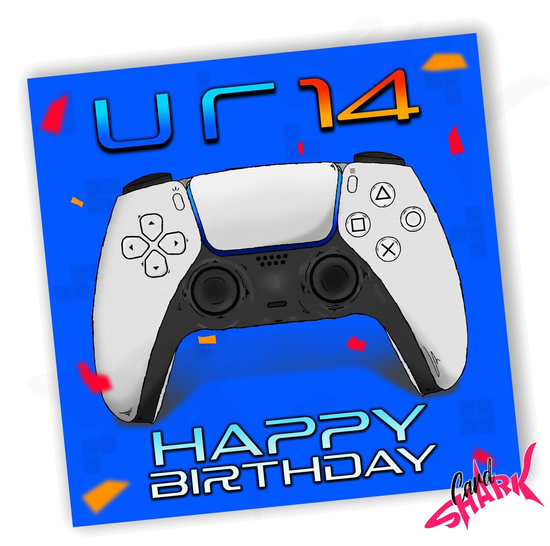 Personalised Gamer 14th Birthday Card, Gaming, 14th Birthday Cards ...