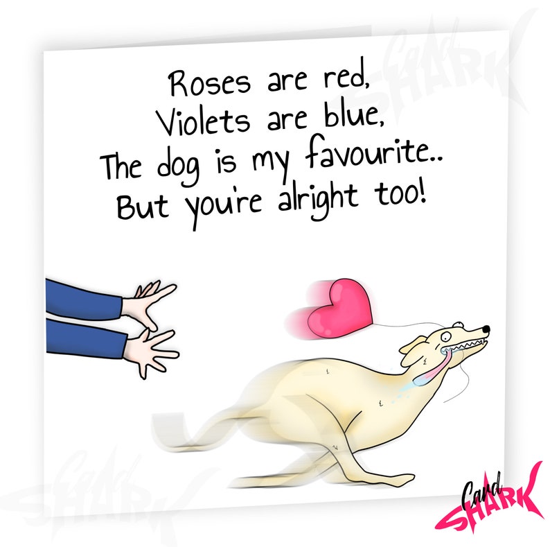 Dog is My Favourite Funny Anniversary Card for Him for - Etsy